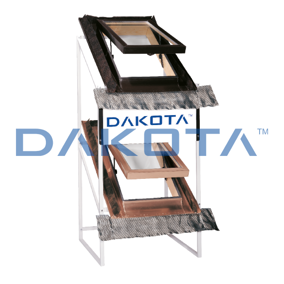 Self-standing display for windows